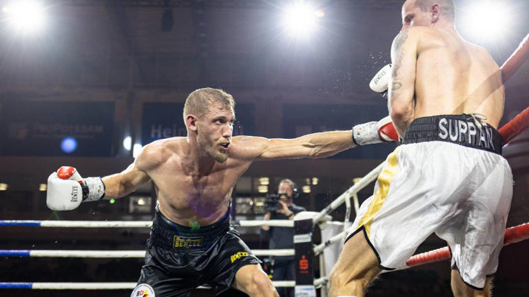 Profiboxer in der Stadthalle Falkensee: Jan Meiser verteidigt IDM-Titel ...