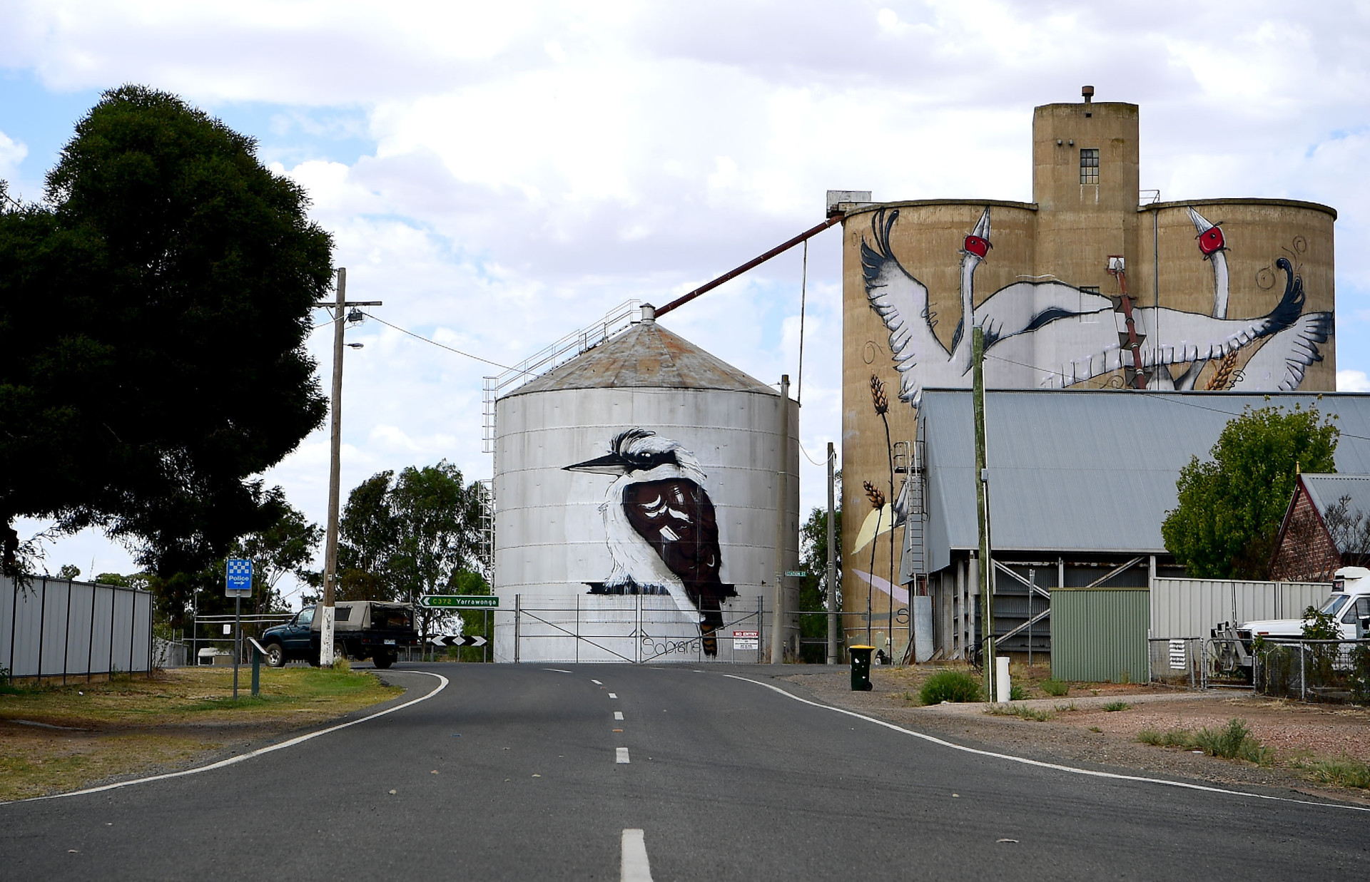 The amazing silo art adding color to the local landscape