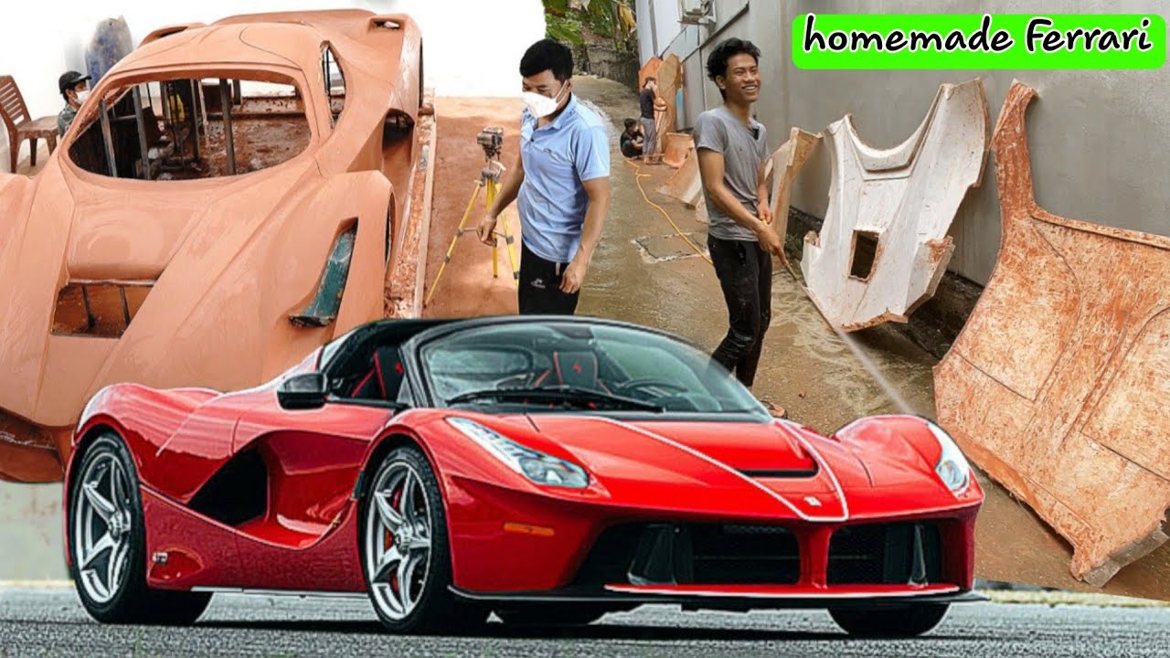 Complete body mold for homemade Ferrari | Homemade supercar Ferrari ...