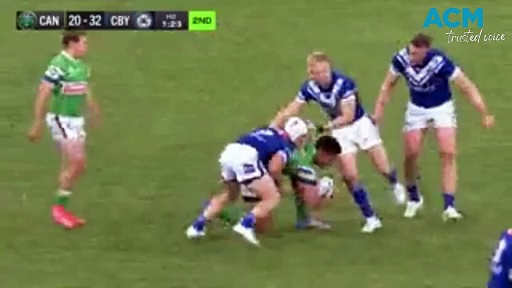 Matty Nicholson injury. Footage NRL.com