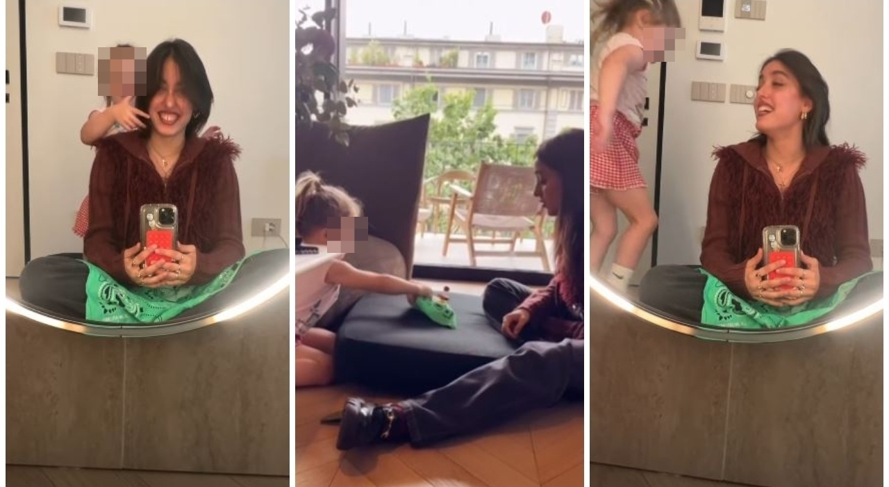 Giulia Stabile “babysitter” speciale di Luna Marì, le parole di Belen ...