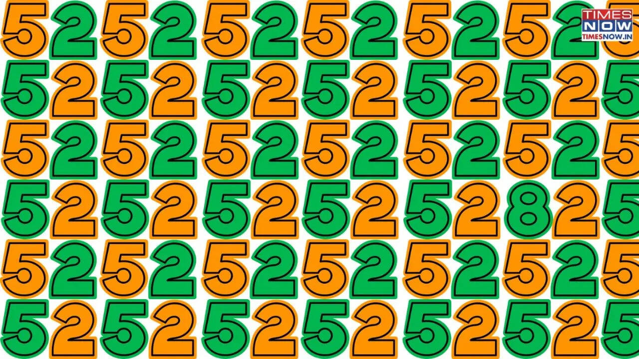 Optical Illusion Eye Test: Spot The Odd '8' In This Brain Teaser Full ...