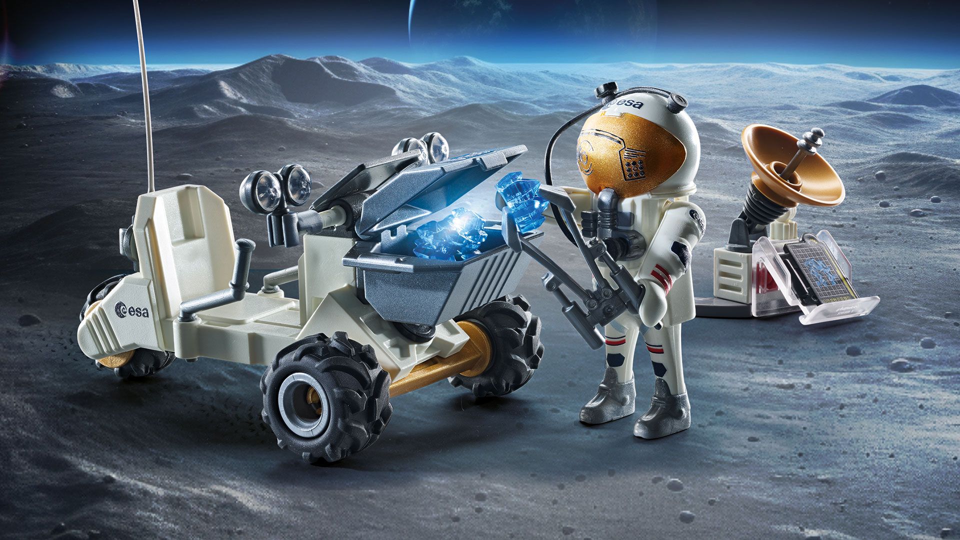 Playmobil, ESA partner on toy starter pack for a space mission on the moon