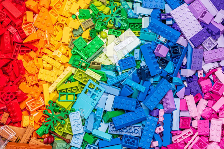 Jack and Dad, a father and his LEGO-loving son, are making beautiful ...