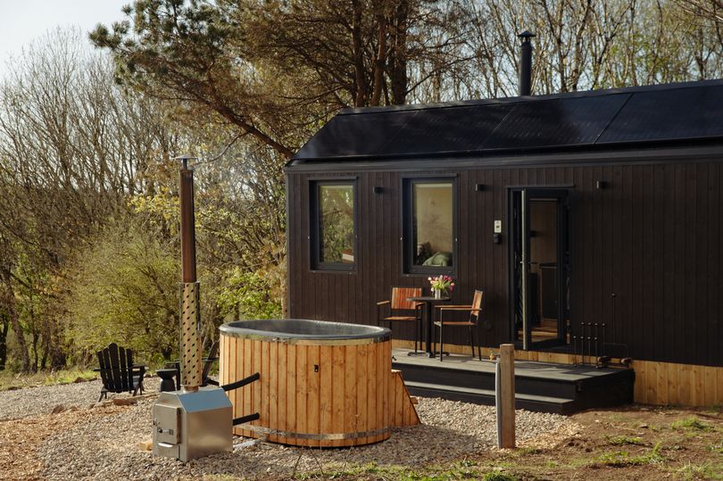 The Cornwall 'digital detox' cabin with hot tub where your phone is ...