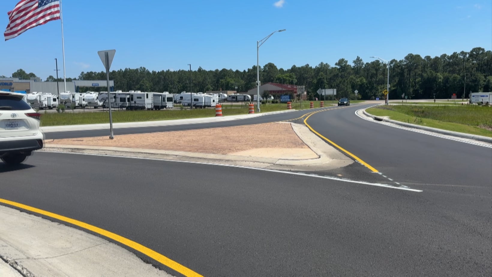 Shriners Boulevard roadwork now ahead of schedule, MDOT says