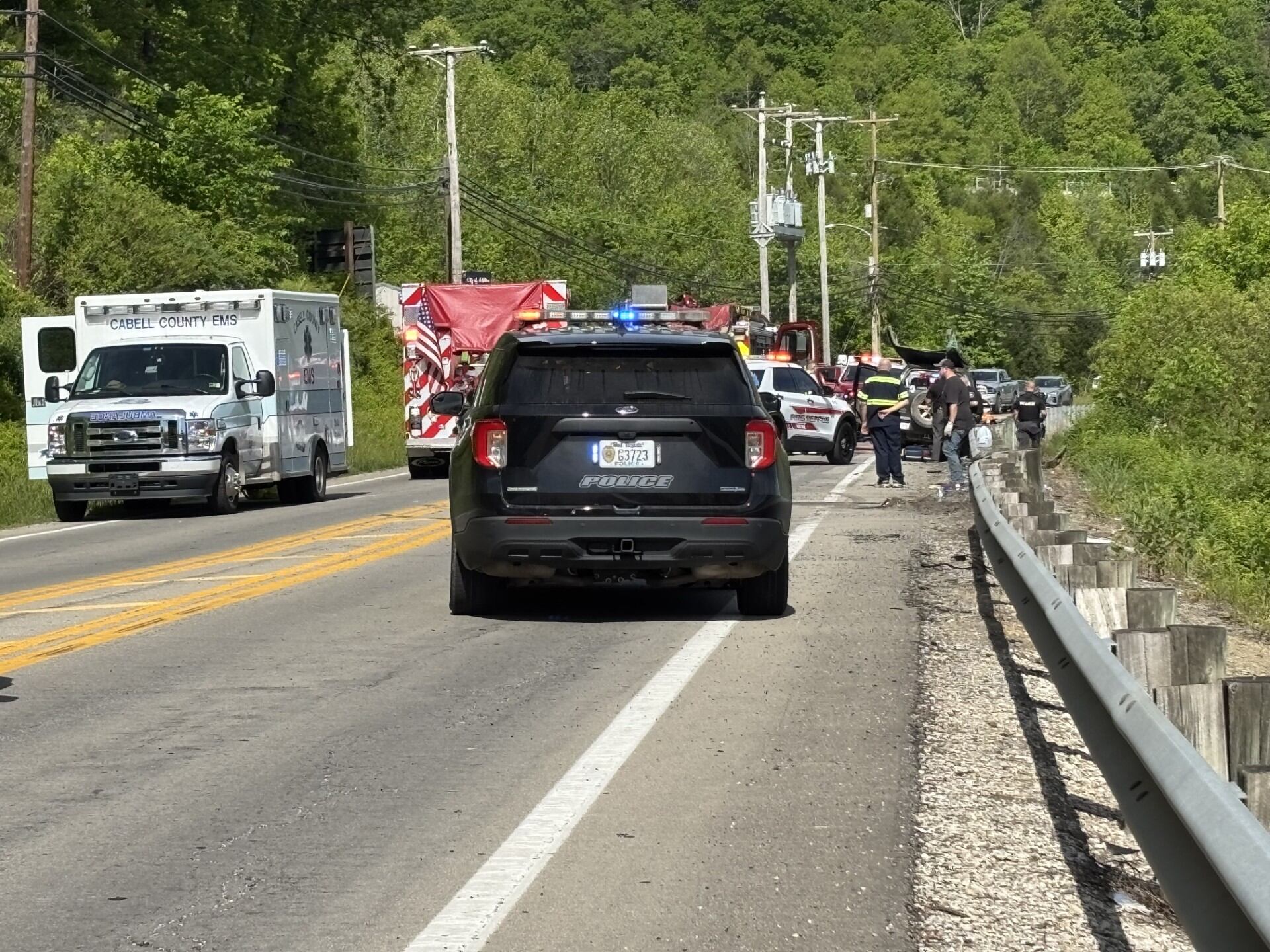 Rt 60 reopens after multi-vehicle crash