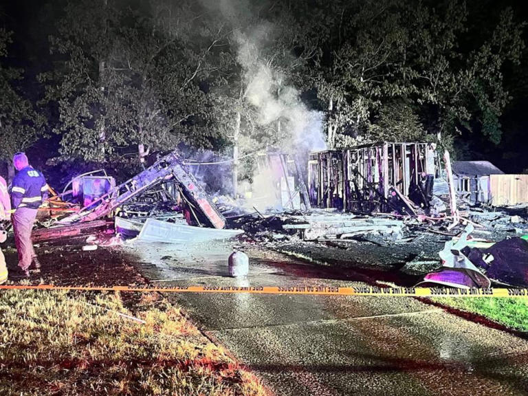 Massive explosion levels New Jersey home, rocks neighborhood