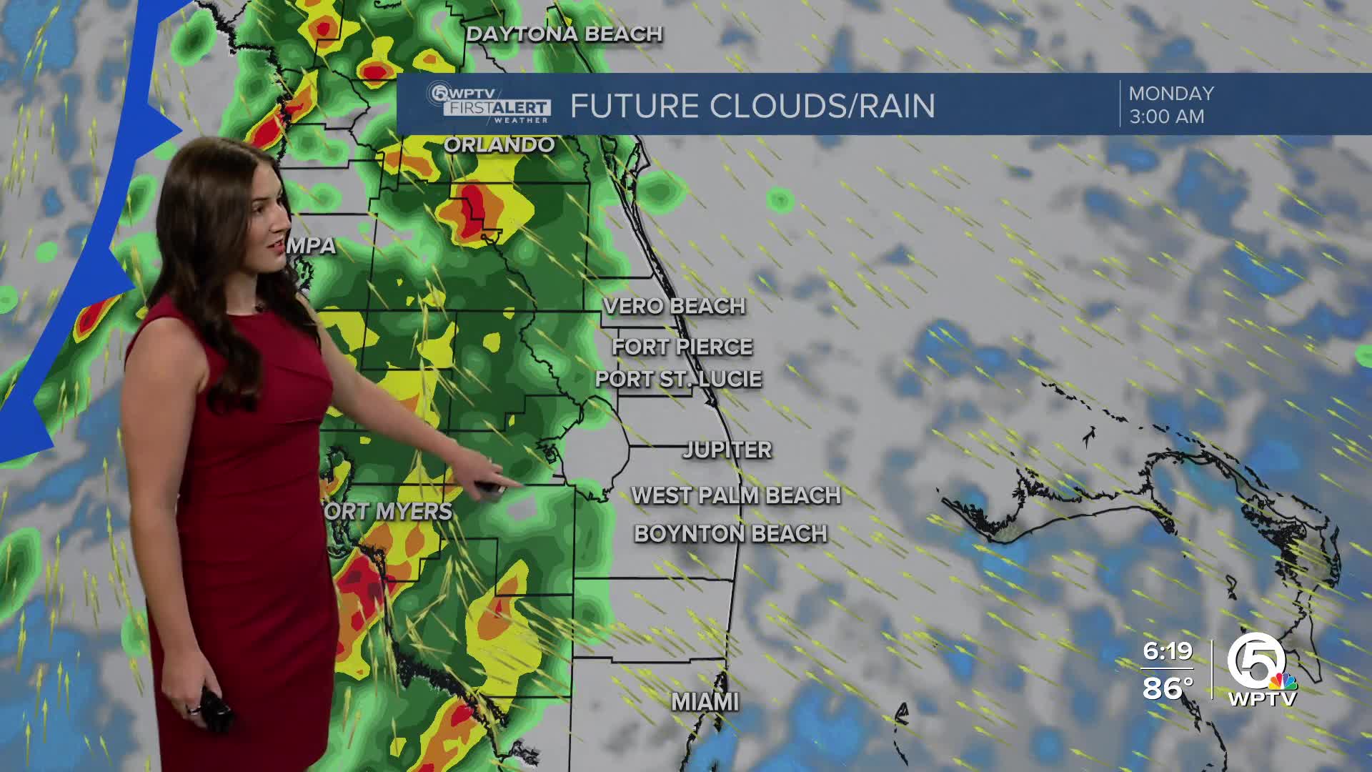 WPTV First ALert Weather Forecast for Evening of May 11, 2025