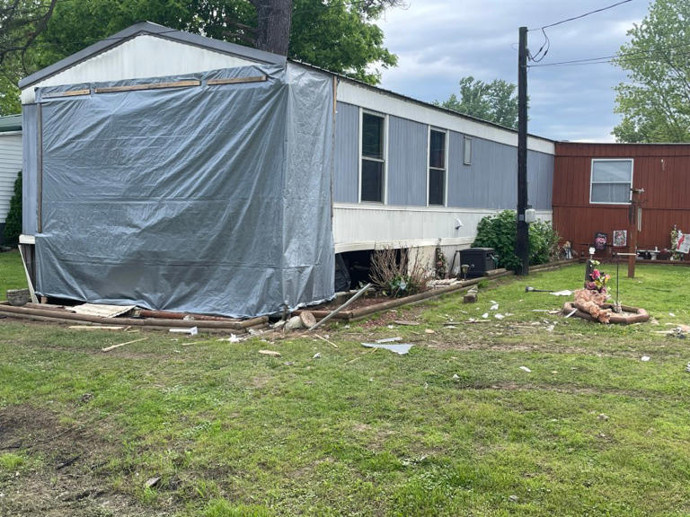 Juvenile behind bars after a mustang was driven into a home
