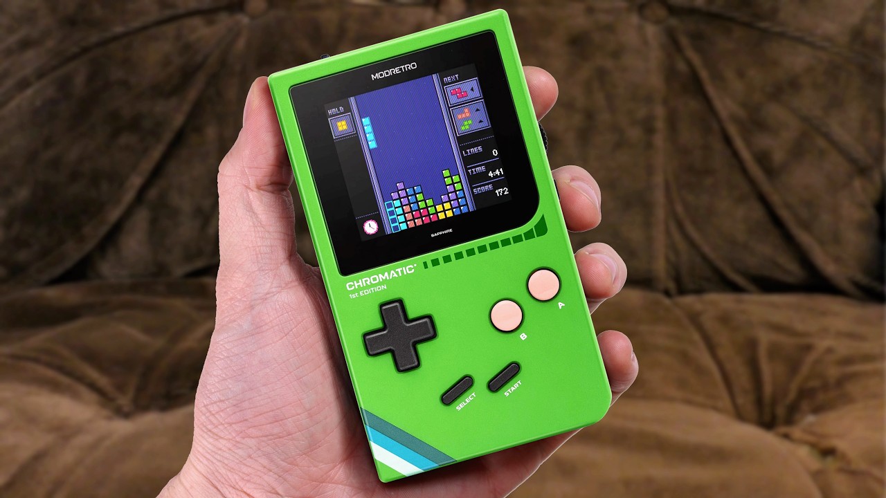 I tested the modretro chromatic GameBoy 🎮