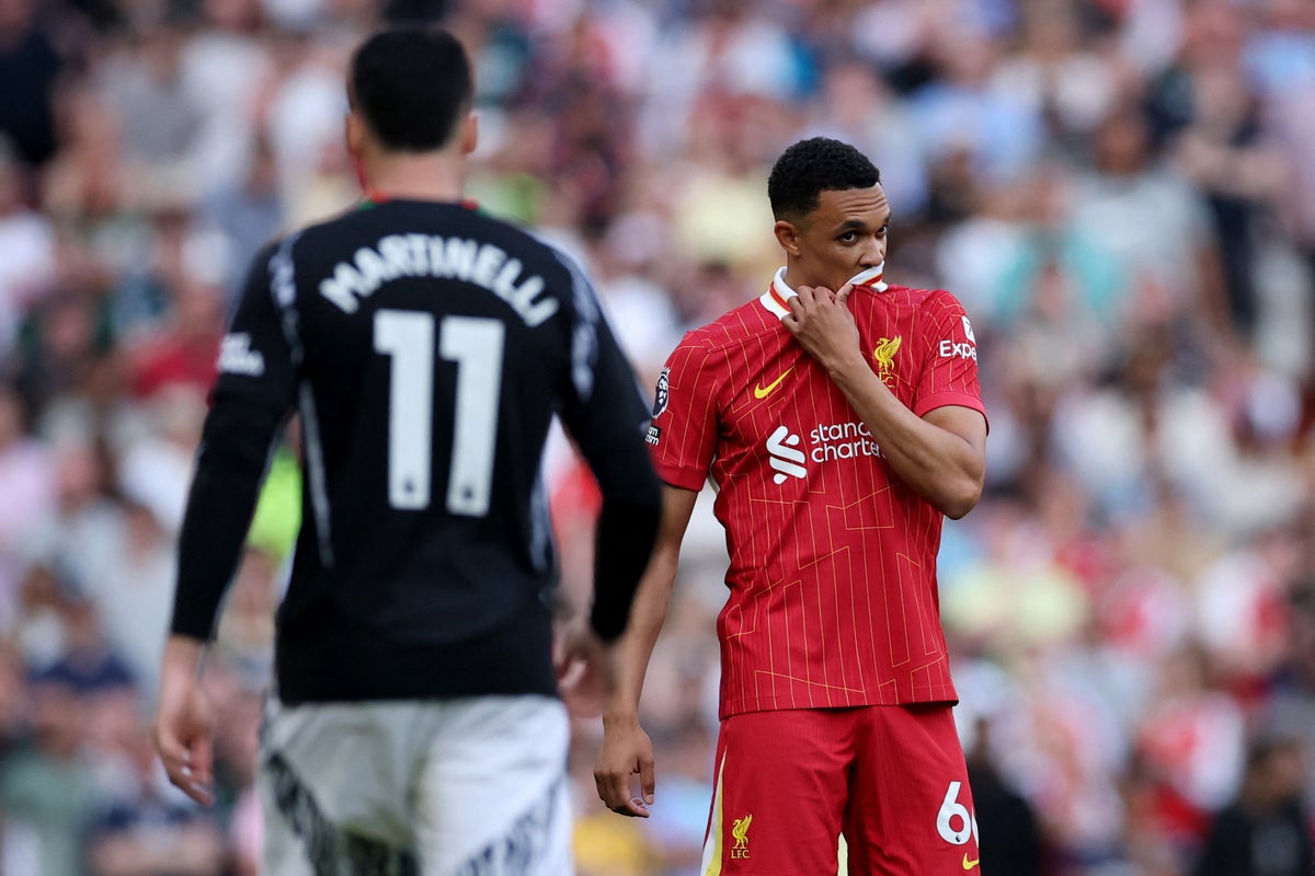 Liverpool vs Arsenal LIVE: Boos for Alexander-Arnold as Gunners fight ...