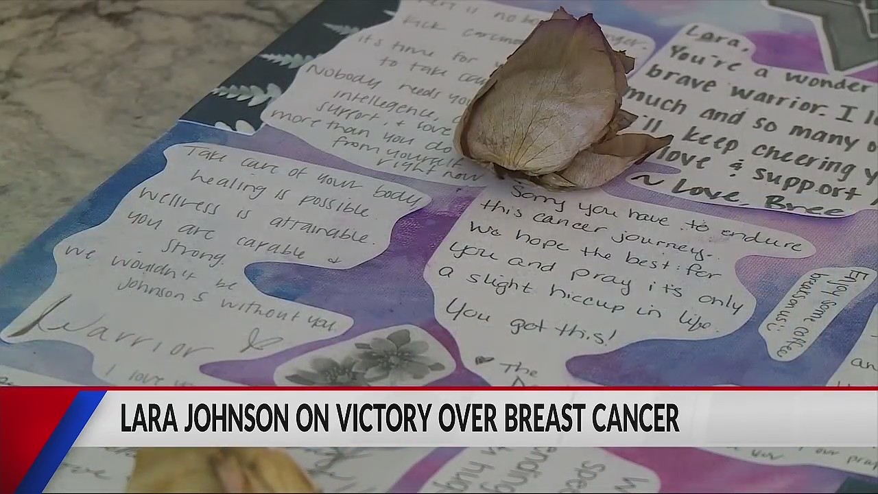 Lara Johnson on victory over cancer