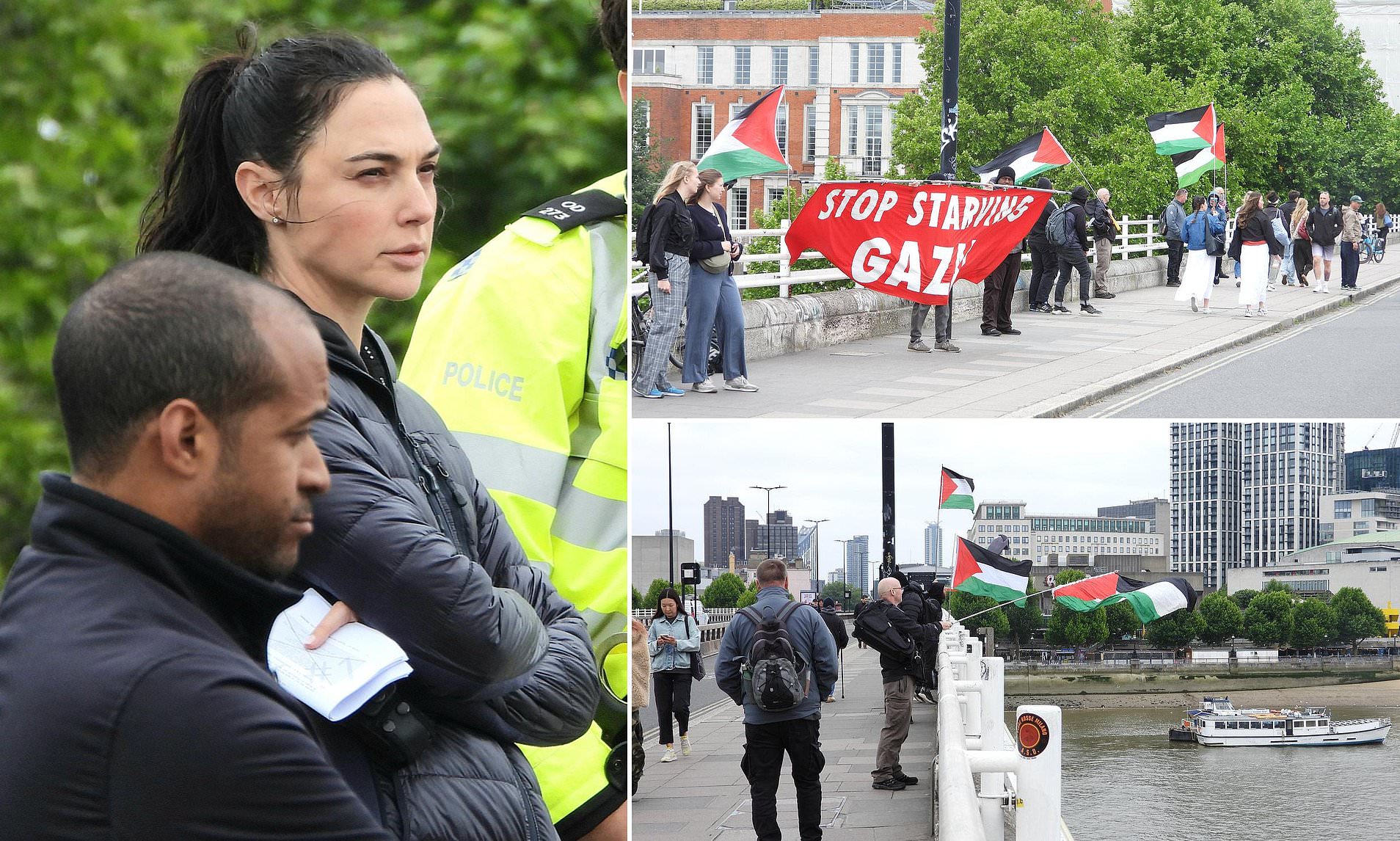 Police called as pro-Palestine protesters disrupt filming of Gal Gadot ...