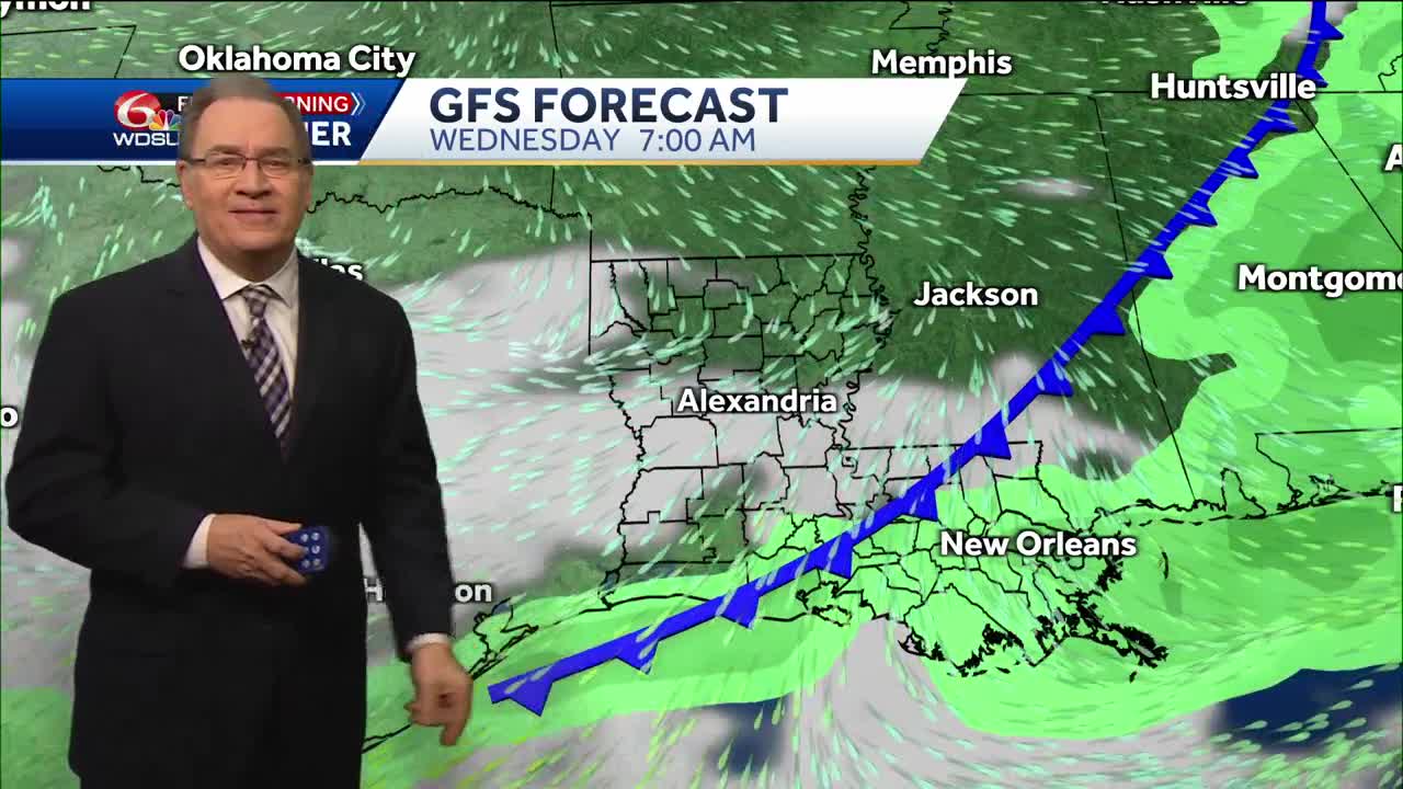 Tracking a Wednesday cold front