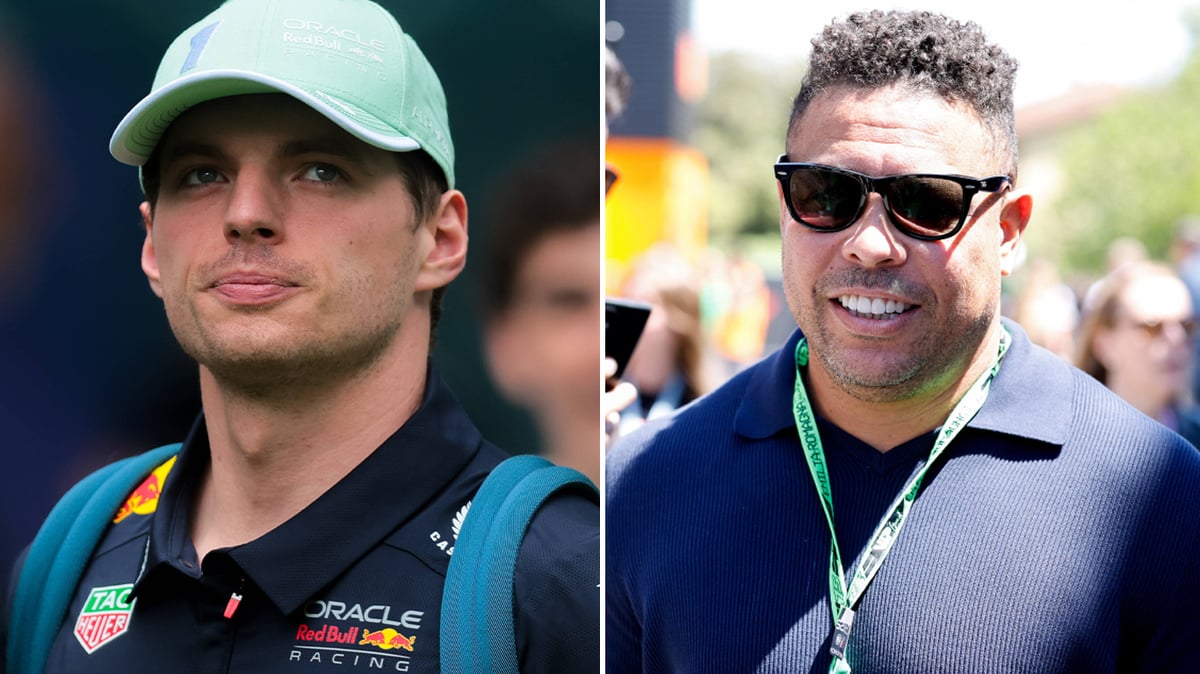 Ronaldo in Imola bij F1 bij Verstappen: 'Ik hoop dat PSV kampioen wordt'