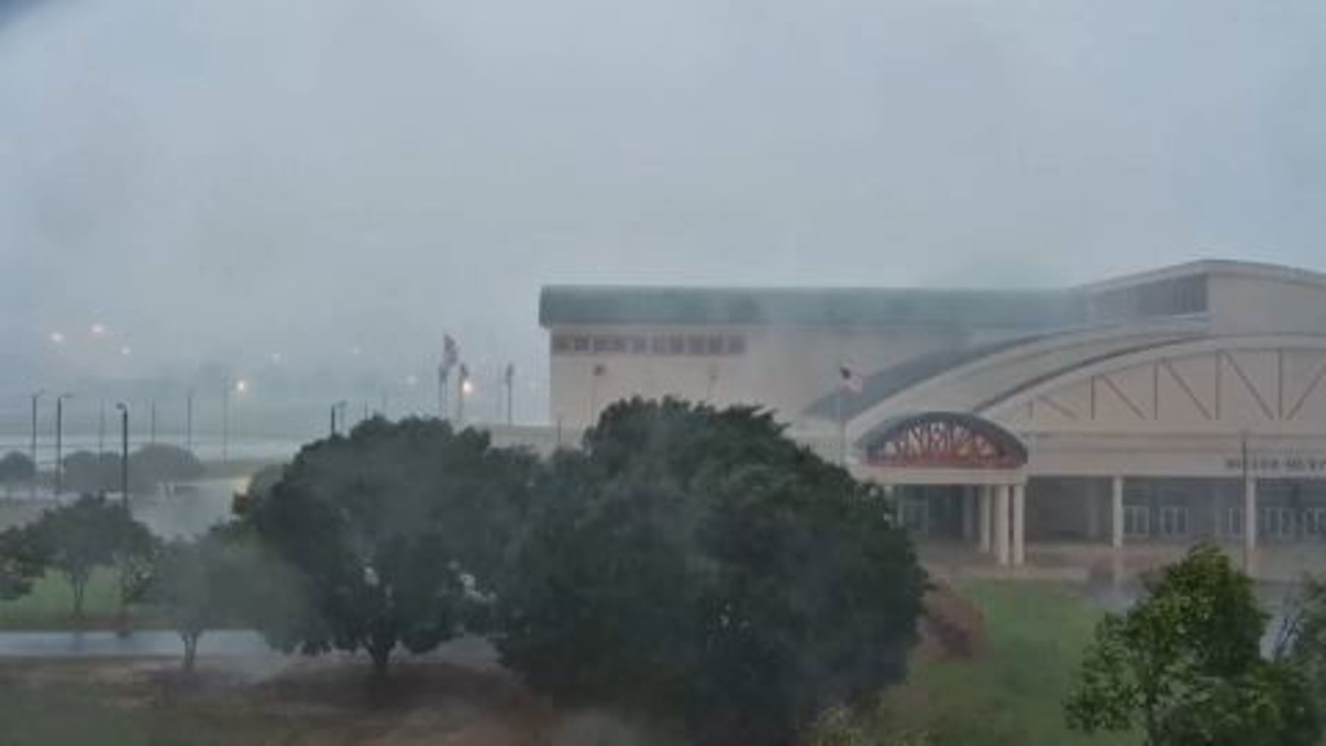 A look at the Perry Fairgrounds in severe weather, as storms batter ...