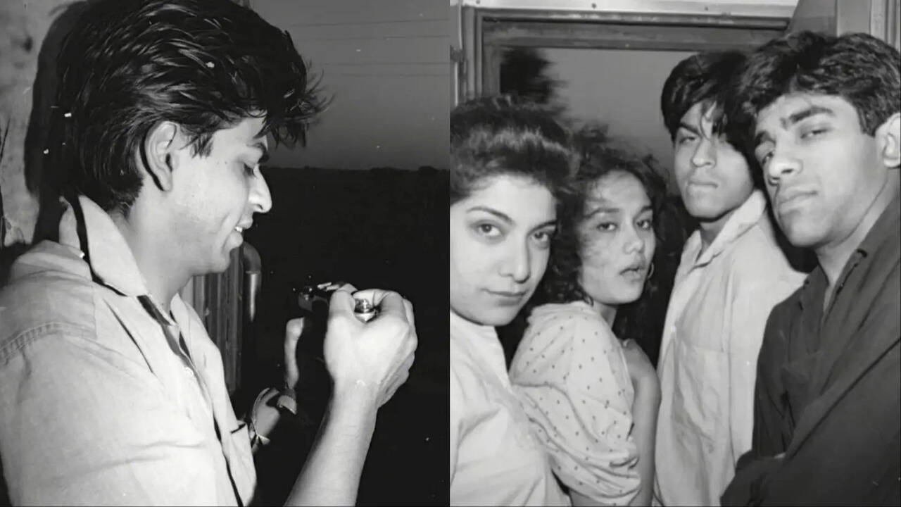 Shah Rukh Khan's Train Journey With Friends In Unseen Pics From 35 ...
