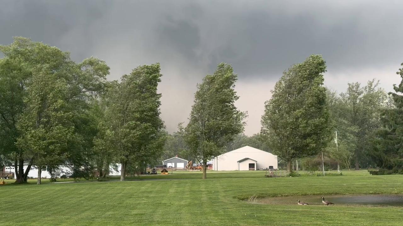 Tornado in Linton, Indiana