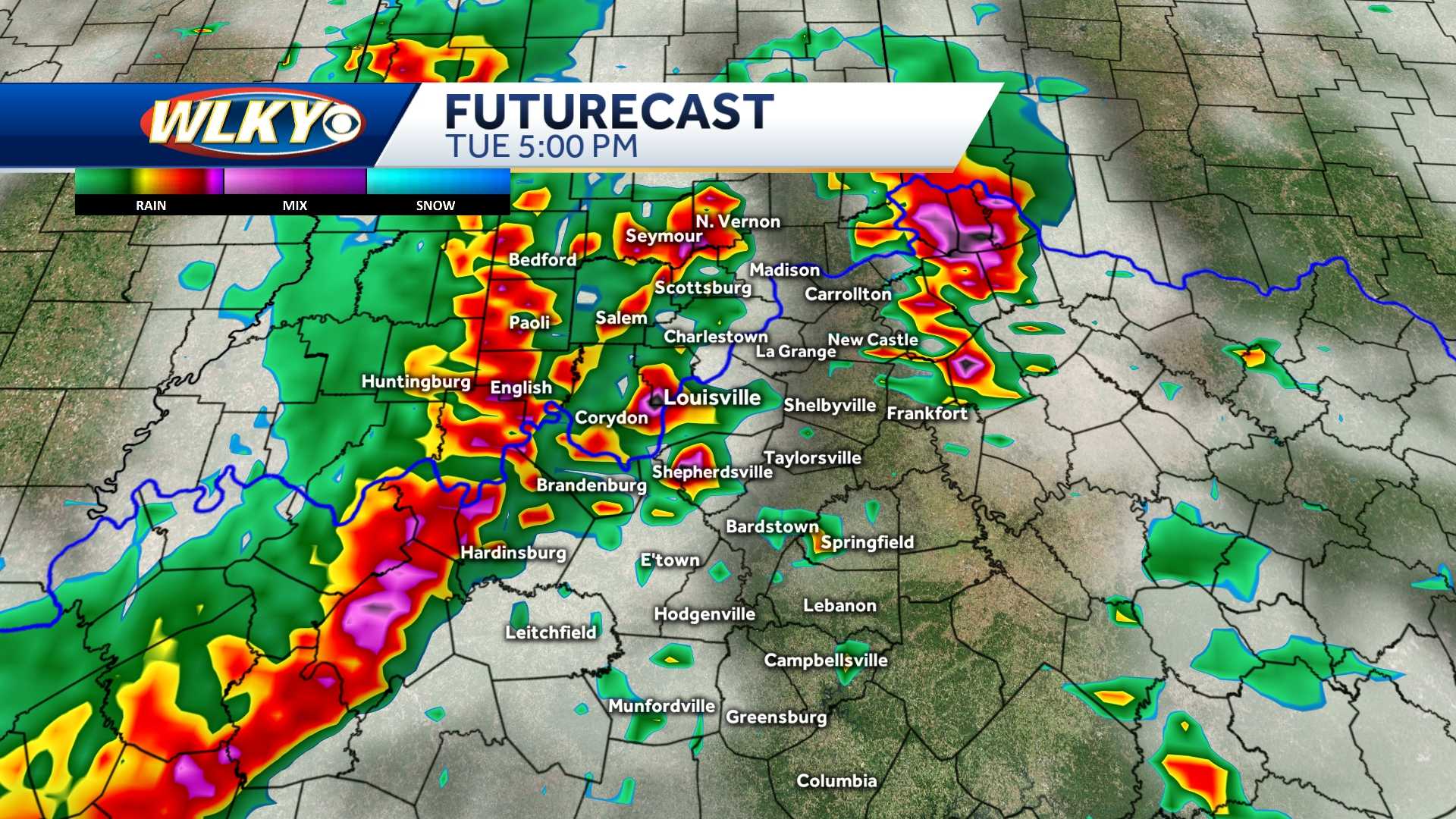Severe alert for Tuesday: More storms on radar for Louisville area