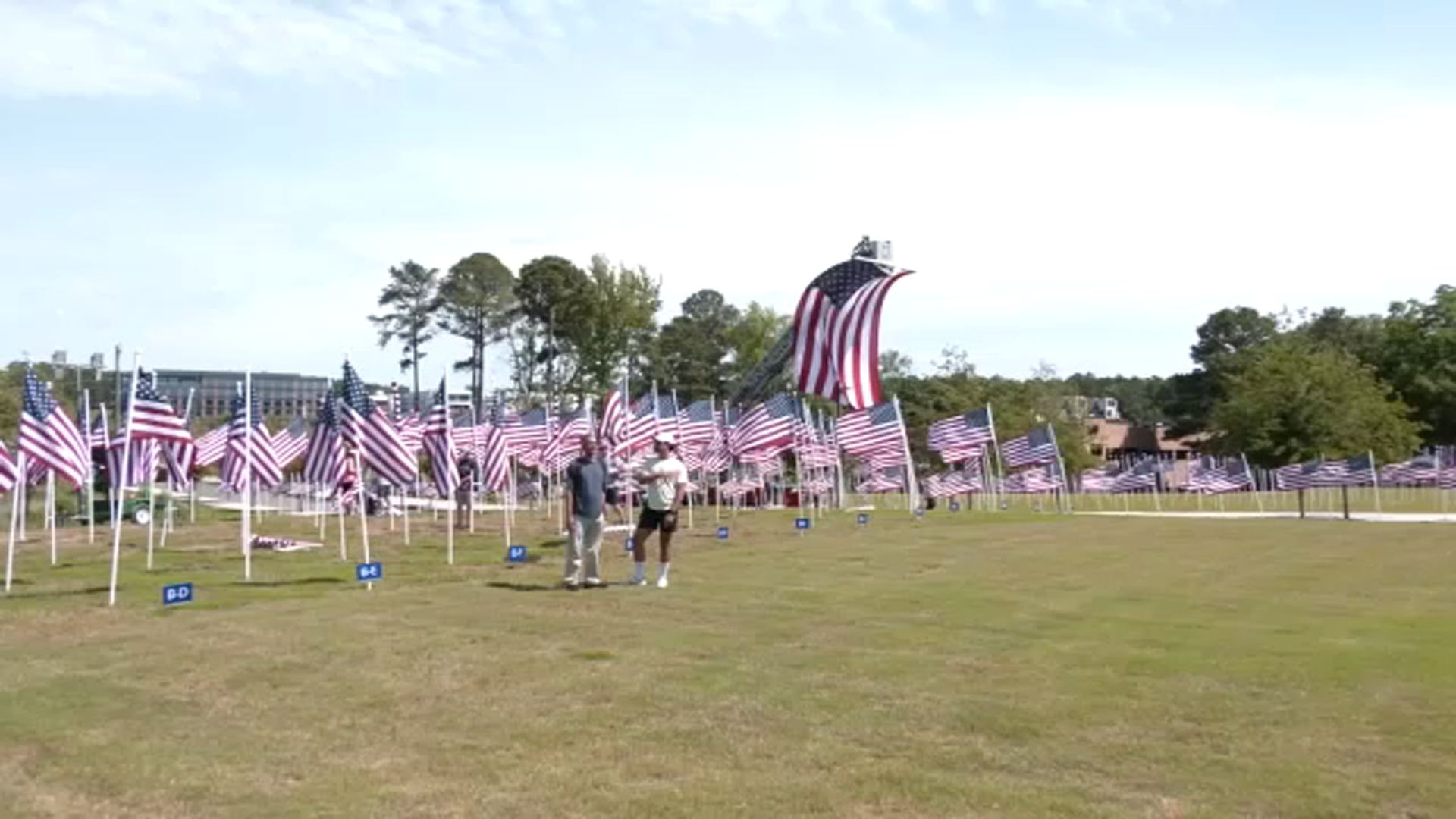 Honoring veterans, teachers, and first responders with 'Flags for ...