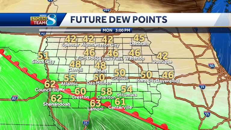 Iowa weather: Monday storms bring heavy rain, strong winds, large hail