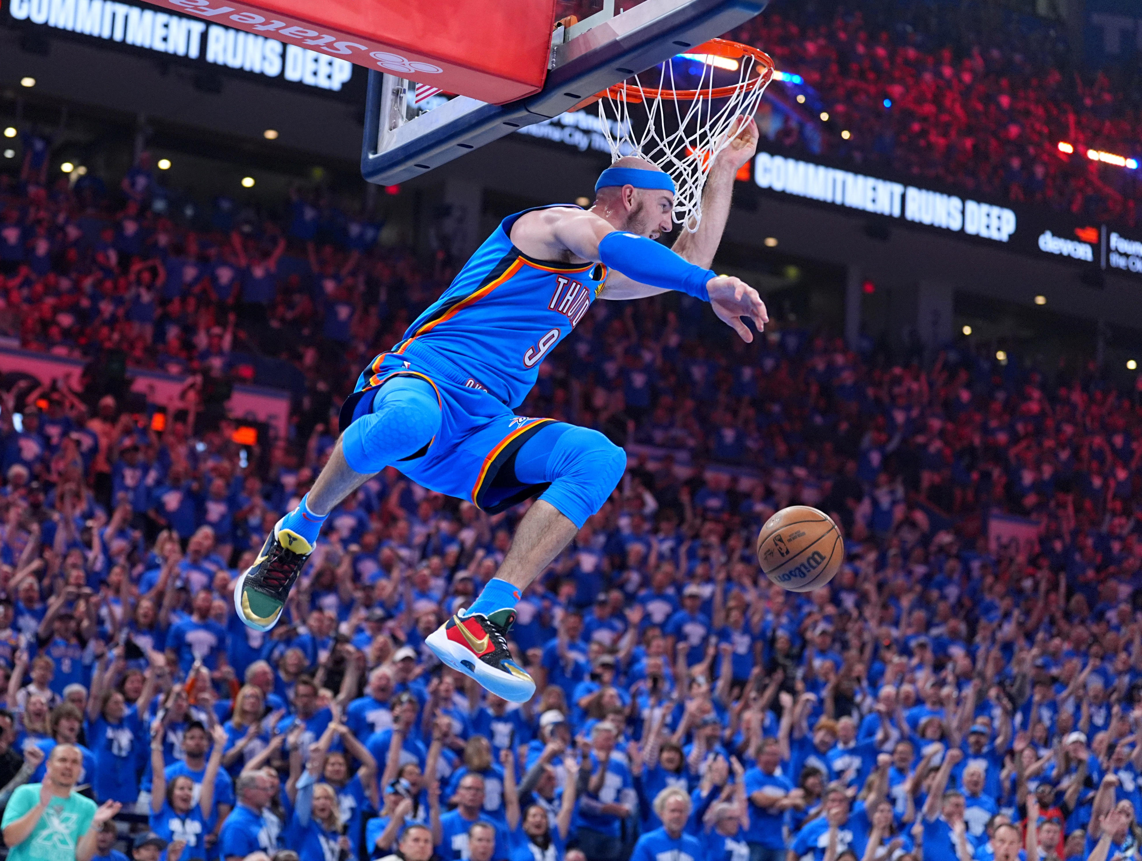 OKC Thunder storms past Nuggets in Game 7 to reach Western Conference ...
