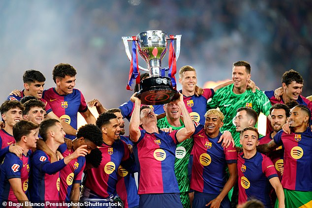 Barcelona lift LaLiga trophy despite losing 3-2 to Villarreal as Lamine ...