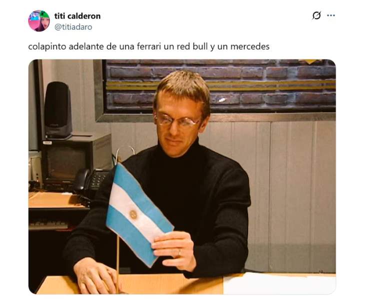 Franco Colapinto volvió a la Fórmula 1 y los memes son geniales