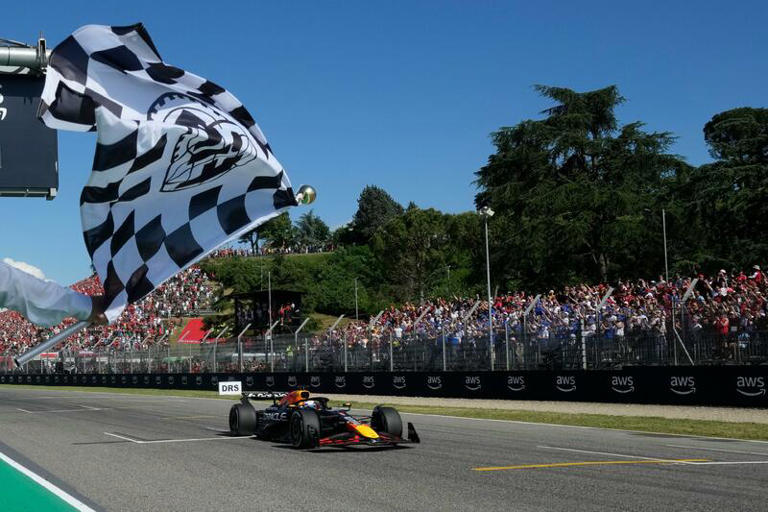 Verstappen makes brilliant first-turn move to set up victory at Imola