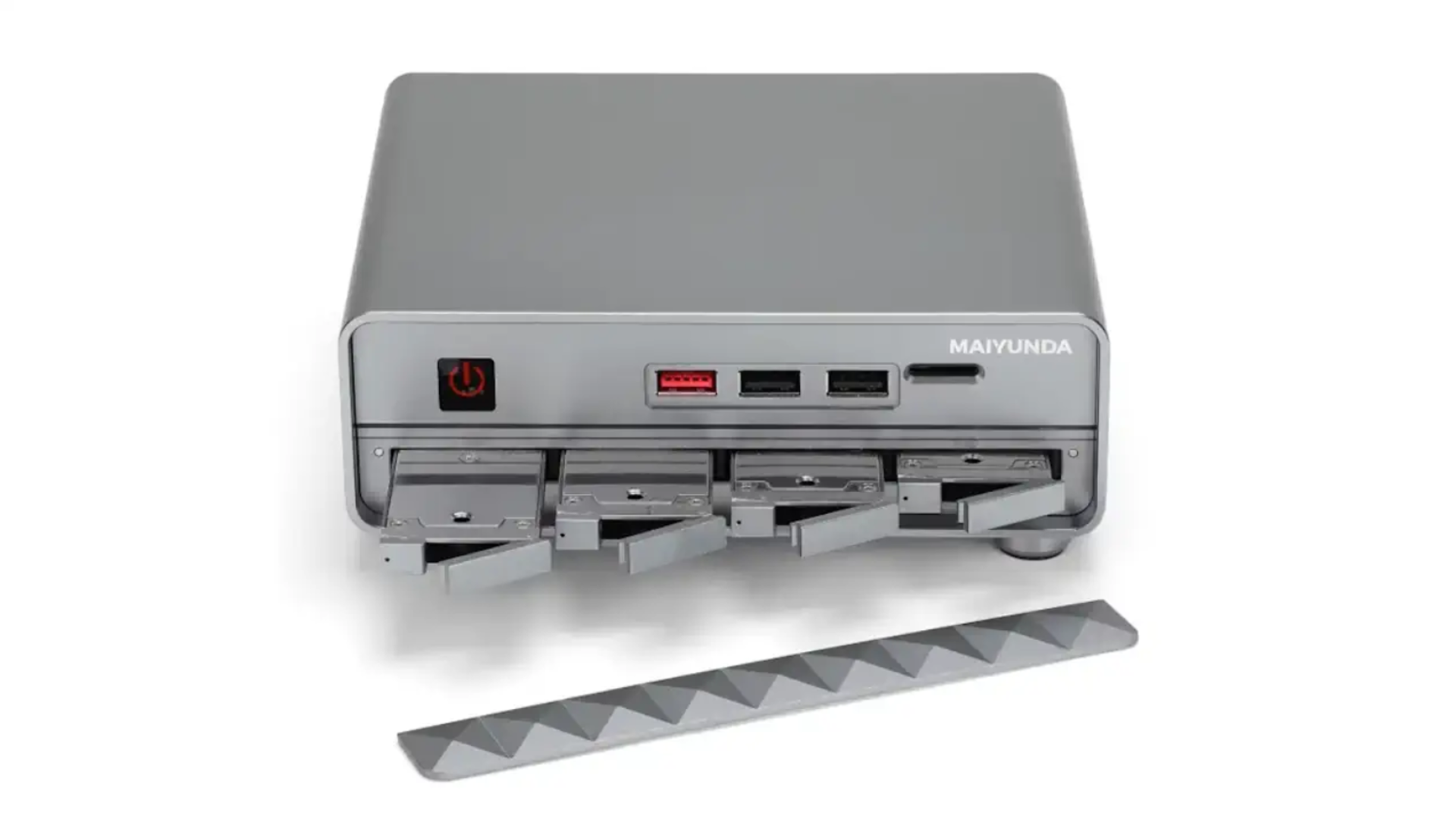 I love that this tiny NAS offers up to 32TB of SSD storage and four 2 ...