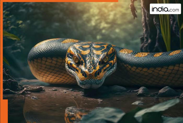 Massive Anaconda found slithering in Amazon? Video stuns netizens; its ...