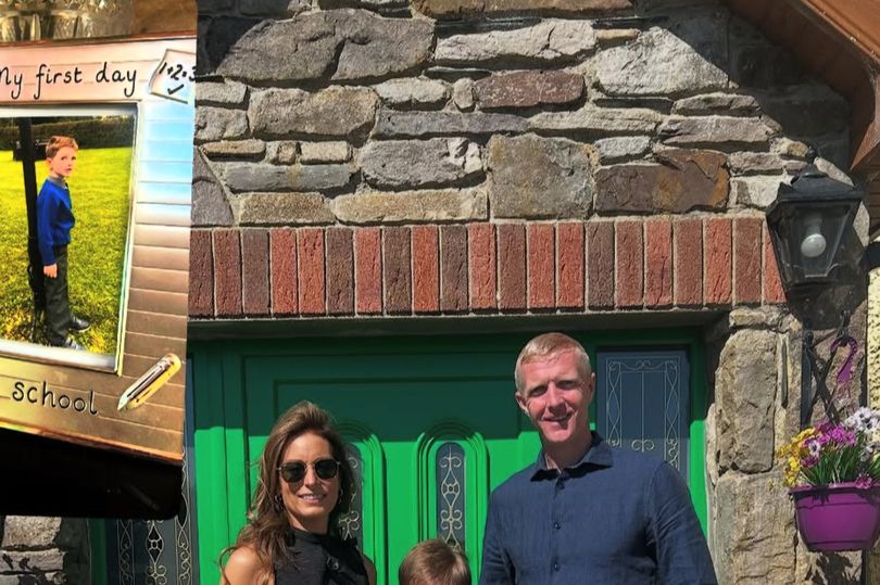 Henry Shefflin's youngest son Tom celebrates communion day at home in ...