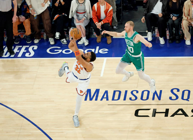 Karl-Anthony Towns’ girlfriend Jordyn Woods recaps Knicks’ epic playoff ...