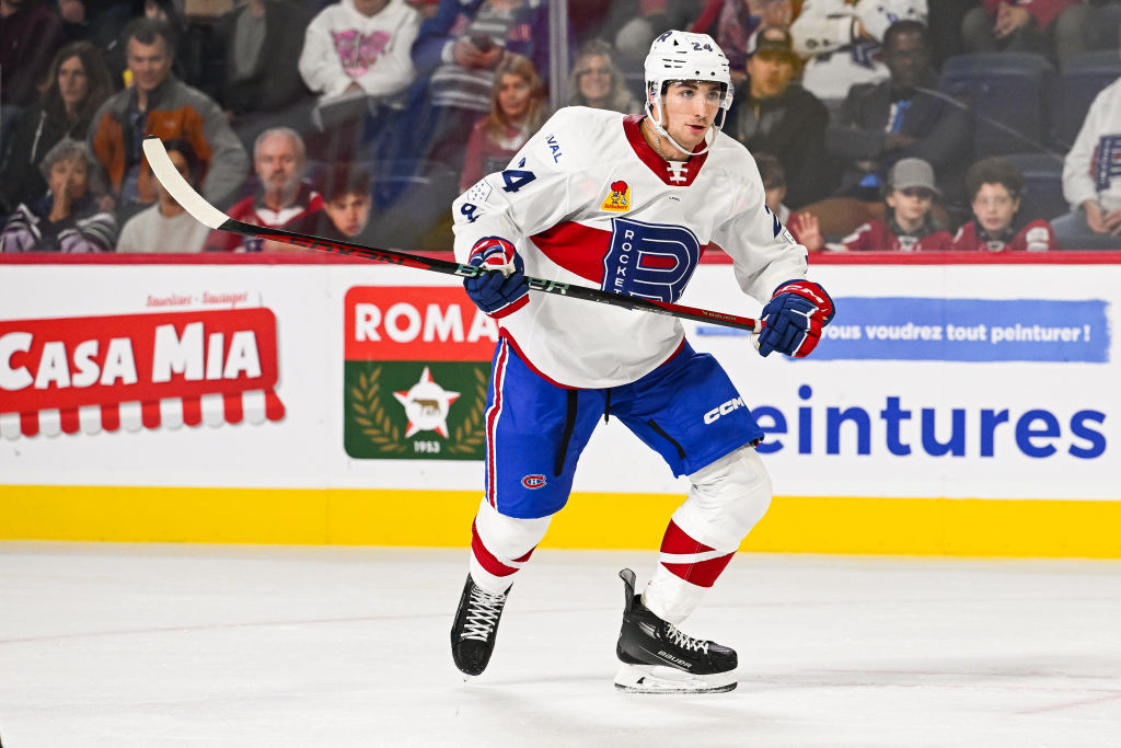 Logan Mailloux and David Reinbacher miss Rocket practice