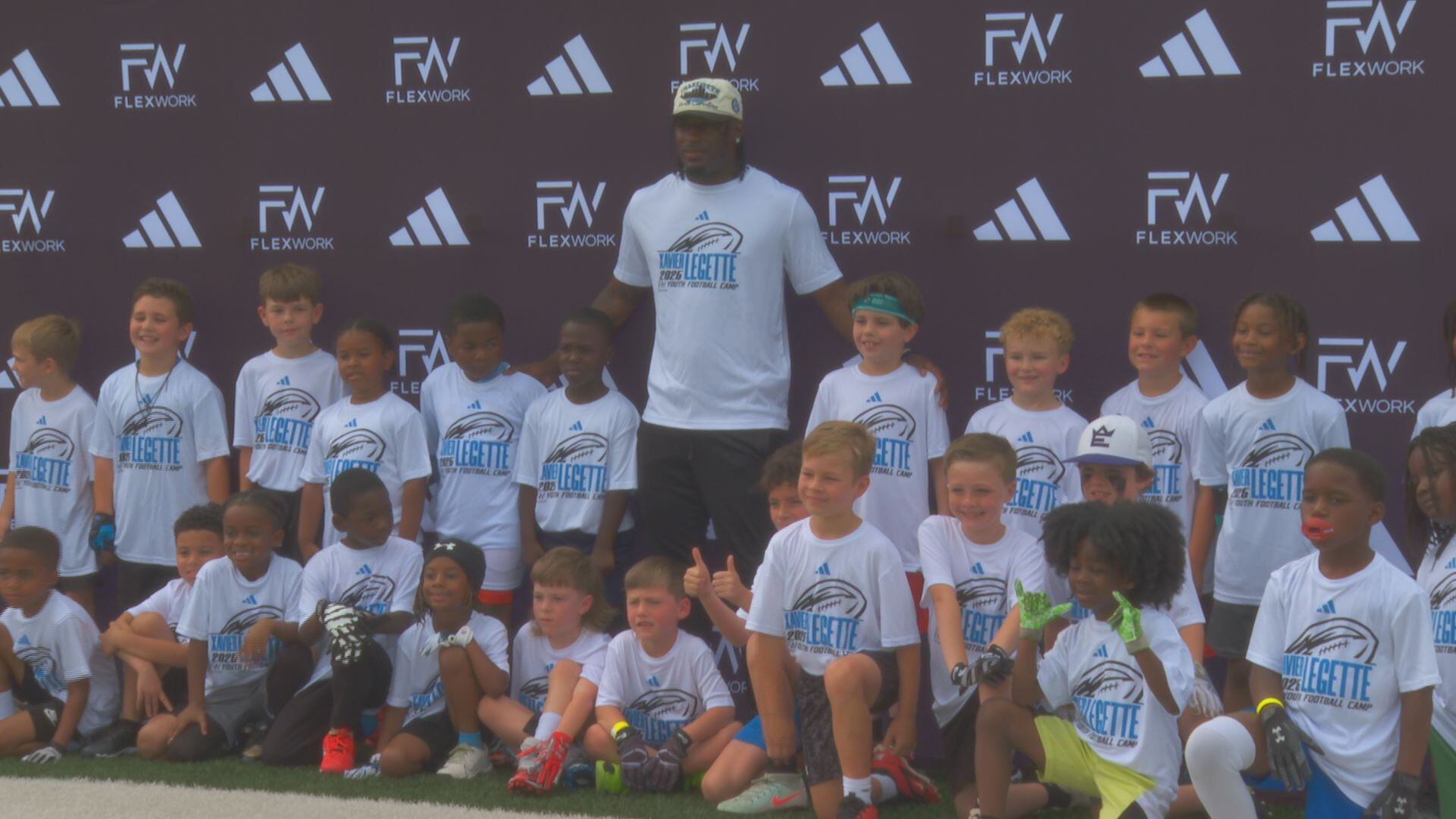 Former Gamecock Xavier Legette inspires kids with first Youth Football ...