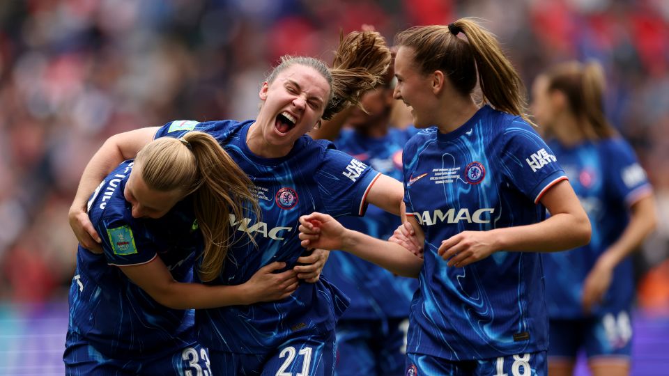 Chelsea seals treble with victory over Manchester United in Women’s FA ...