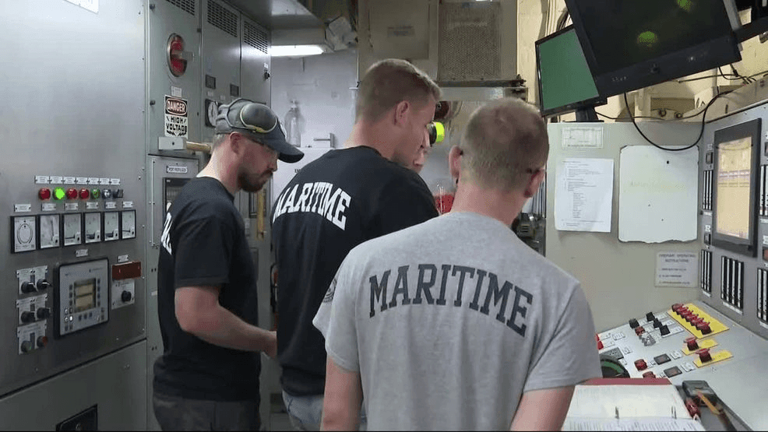 Training expedition sets sail for maritime cadets aboard State of Michigan