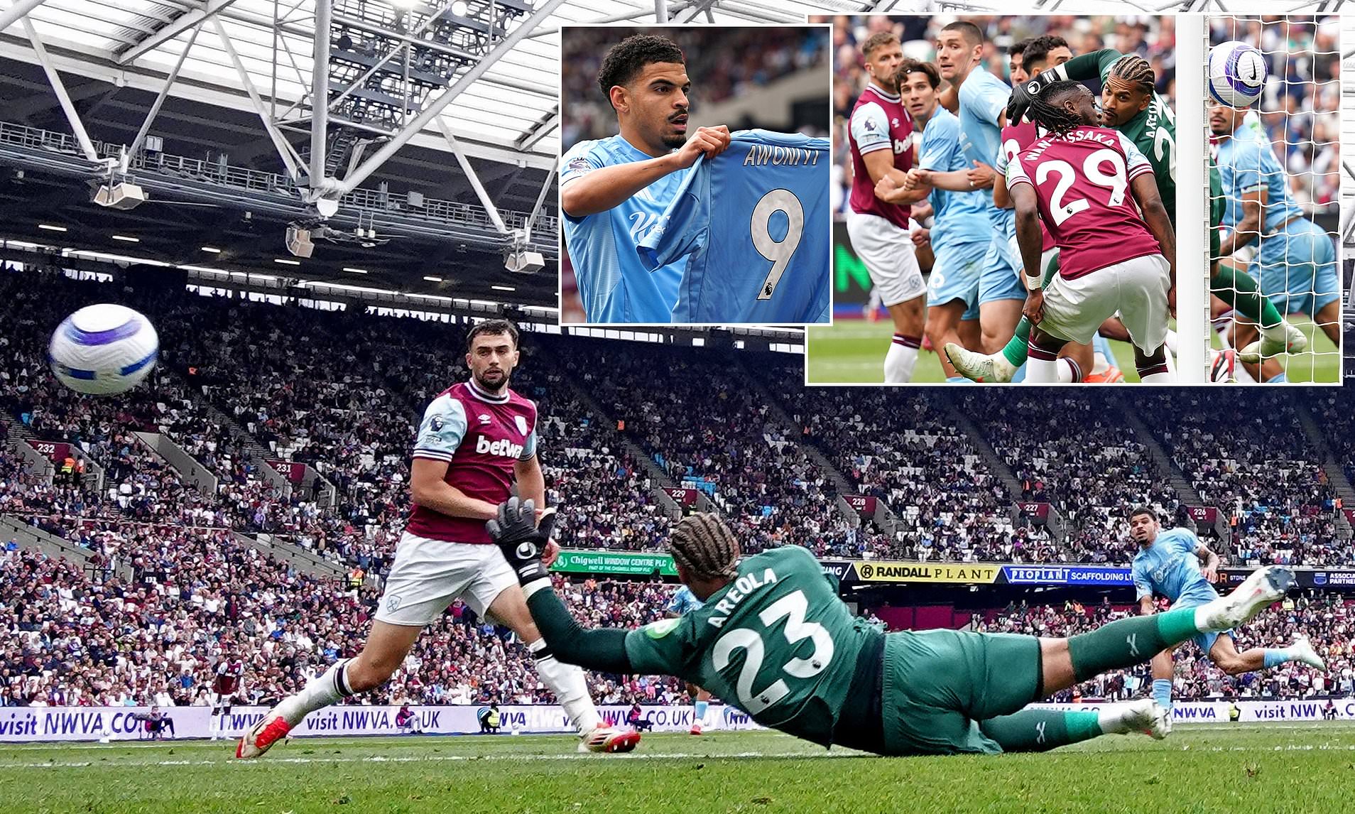 West Ham 1-2 Nottingham Forest: Morgan Gibbs-White and Nikola ...