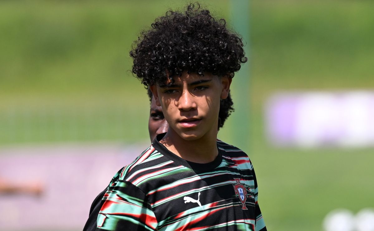 Video: Cristiano Ronaldo’s son, Cristiano Jr., scores first brace for ...