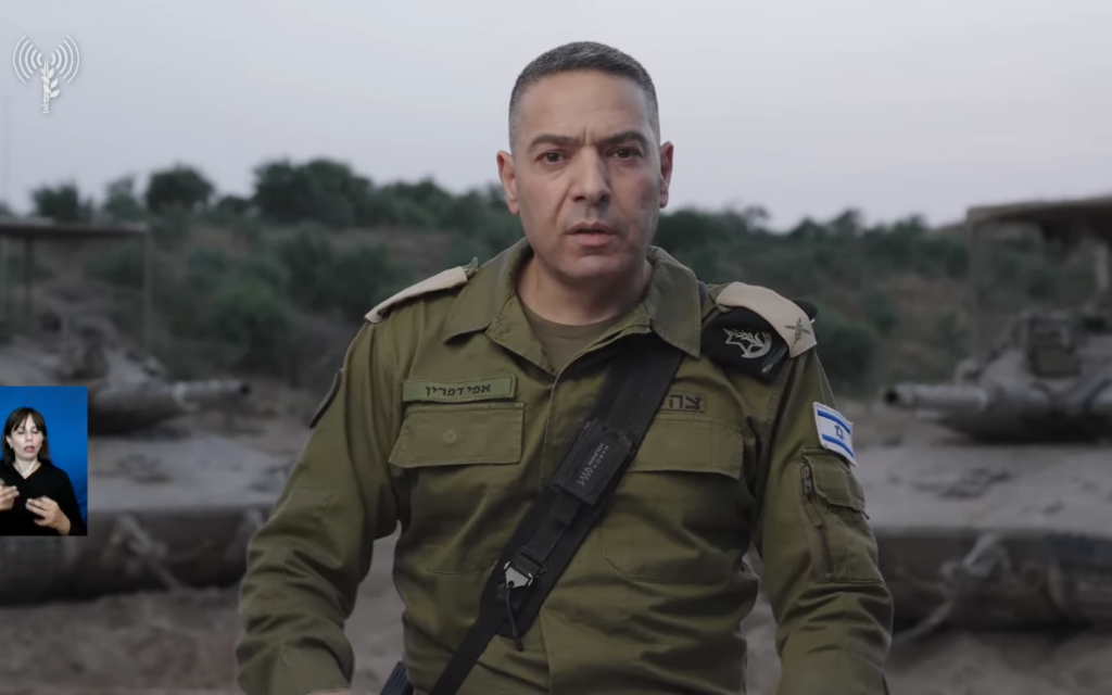 IDF spokesman says 5 divisions now operating in Gaza as Israel moves to ...