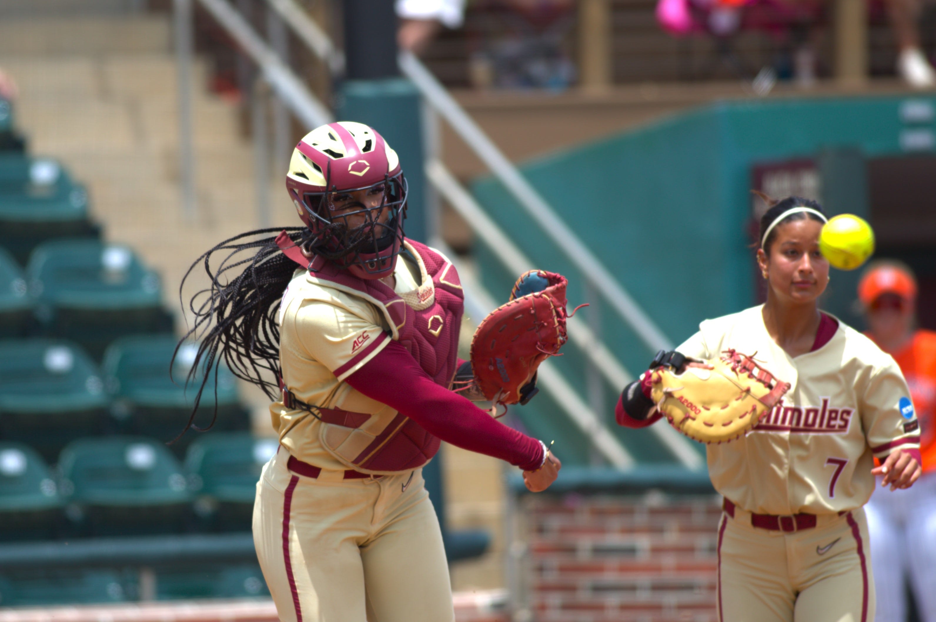 Look: Florida State softball turns triple play vs Auburn in Tallahassee ...