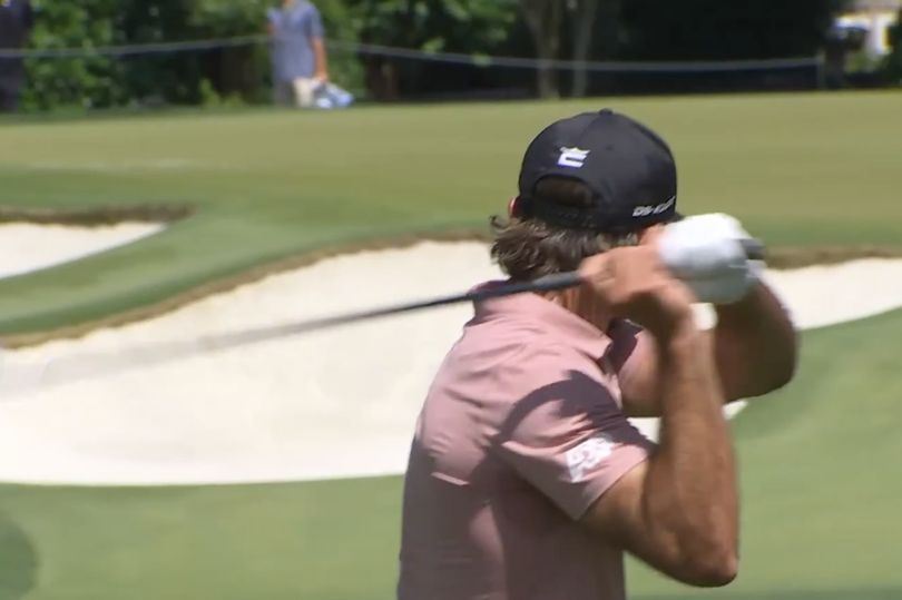 Max Homa launches club in disgust at PGA Championship as new caddie ...