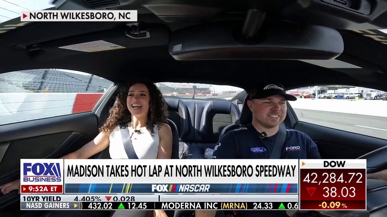 FOX Business' Madison Alworth takes 'thrilling' hot lap ahead of NASCAR ...