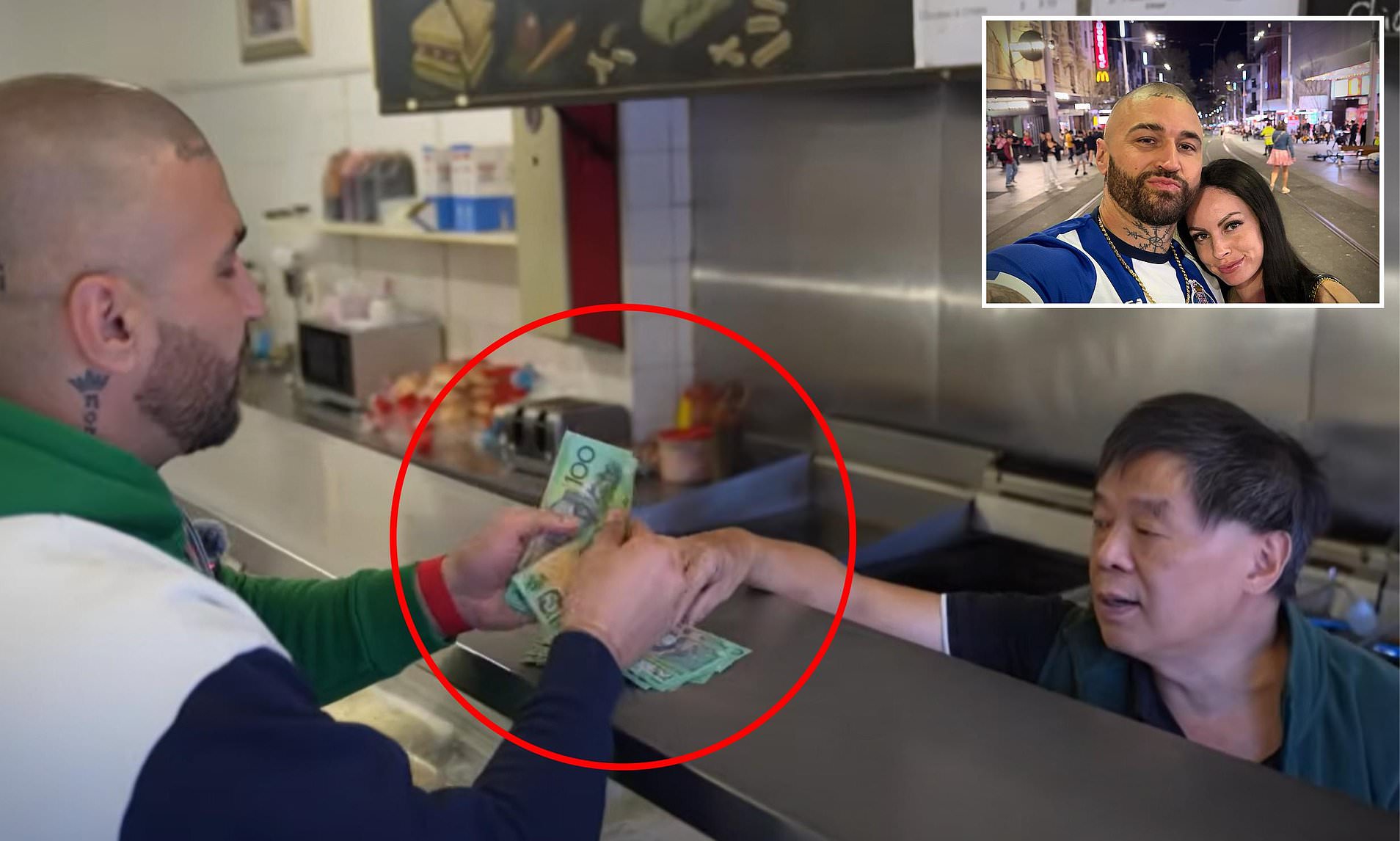 Humble owner of beloved Sydney takeaway shop is given a $5,000 tip