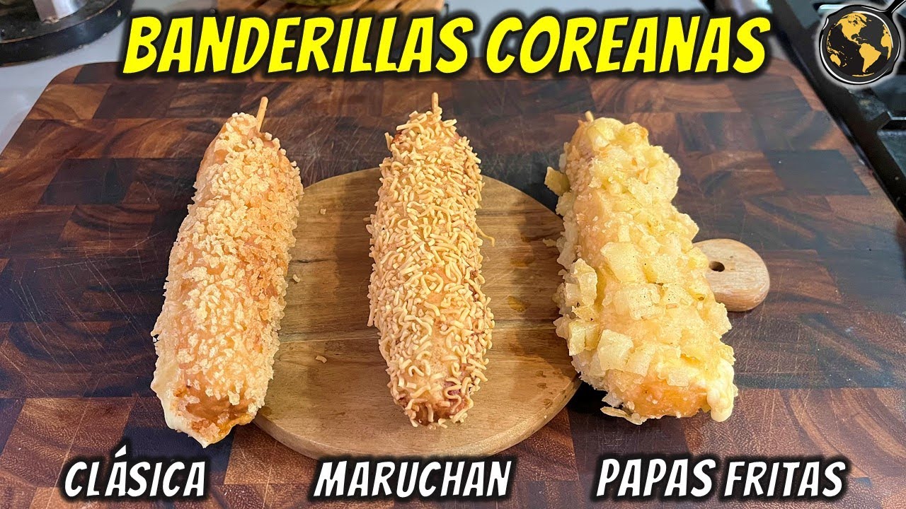 Como Hacer las Mejores Banderillas Coreanas (3 formas) sin batallar.