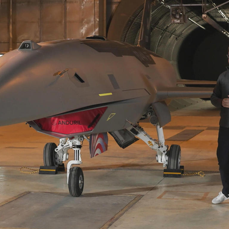 Anduril CEO unveils the Fury unmanned fighter jet