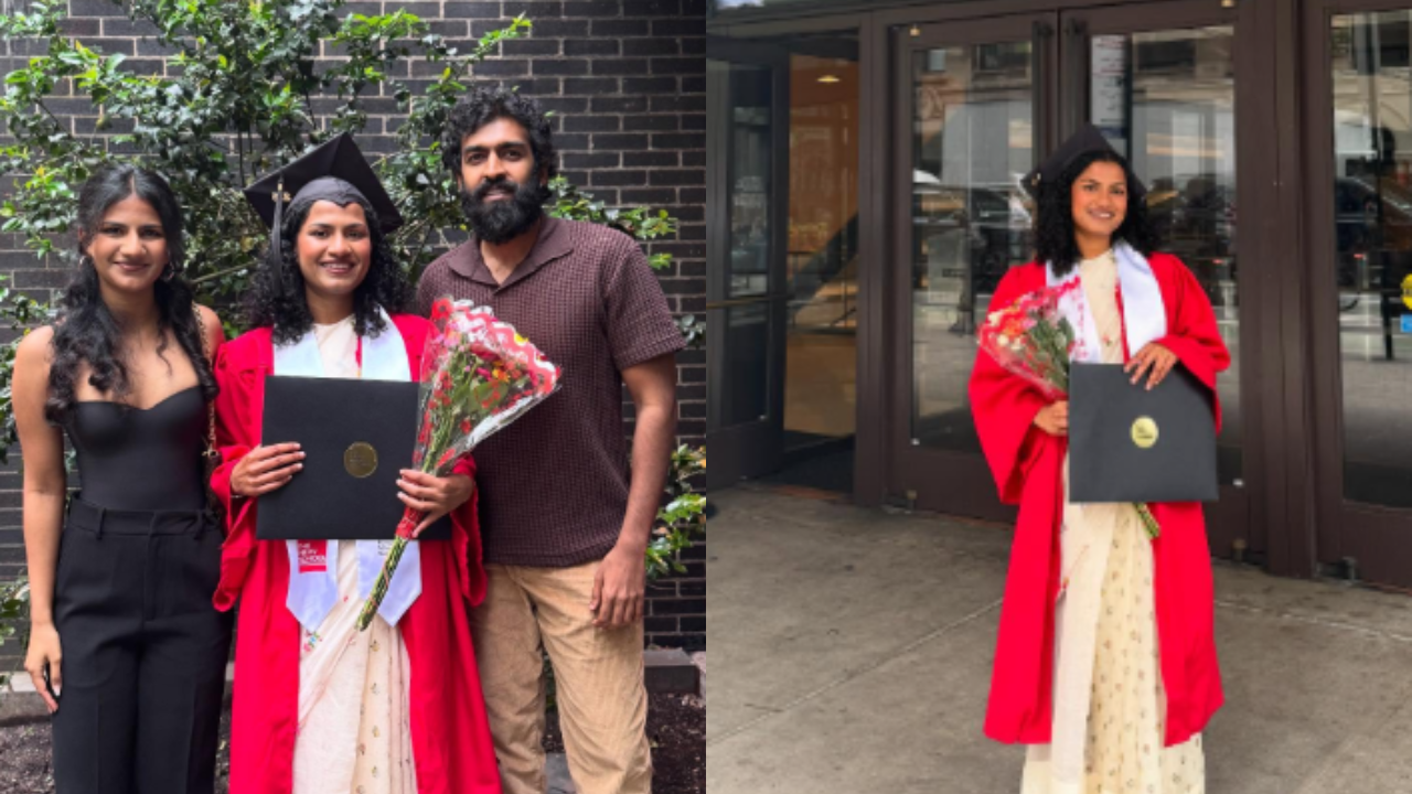 Late Puneeth Rajkumar's daughter Drithi Rajkumar celebrates graduation ...
