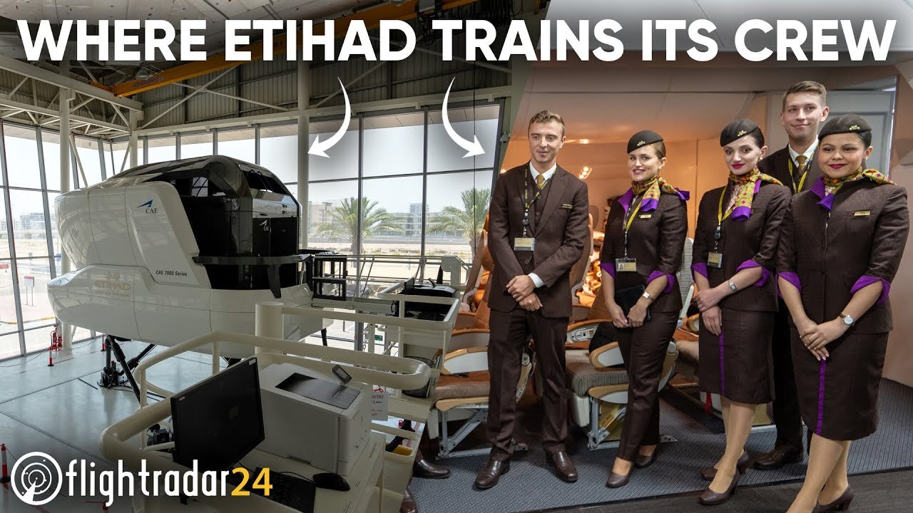 Behind the scenes: Etihad Pilot & Cabin Crew Training!