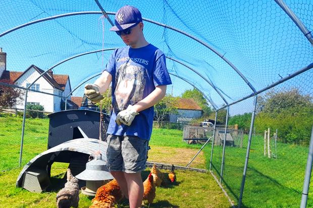 Kieran's story: The man who's helped out at farm for over 7 years